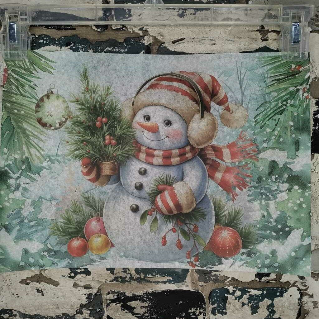 Whimsical Vintage Snowman – Tona Transformations